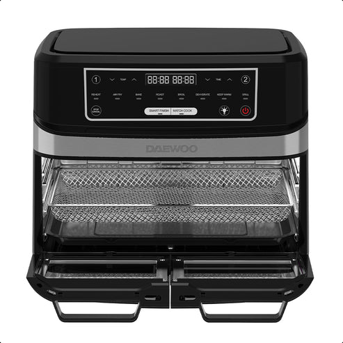 Horno eléctrico y Freidora de aire dual zone – DaewooMex